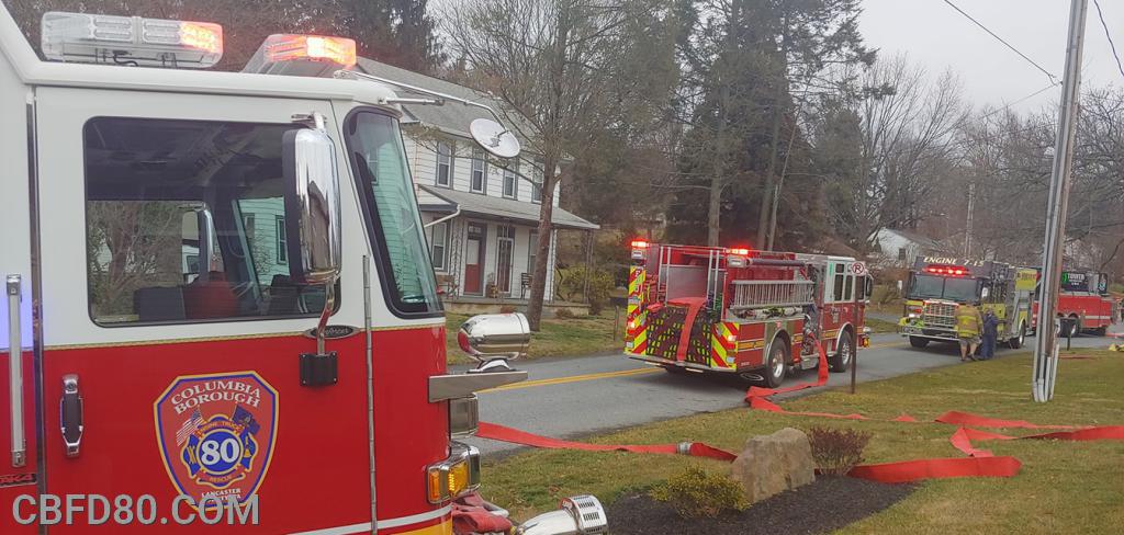 Apartment Fire in the 07 Local - Columbia Borough Fire Department