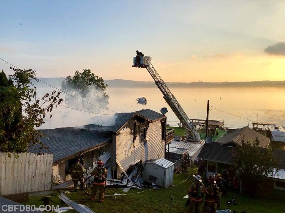 Building Fire at Long Level - Columbia Borough Fire Department
