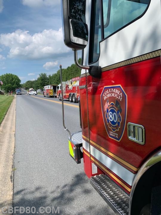 Engine and Rescue Assist 76 with Building Fire - Columbia Borough Fire ...